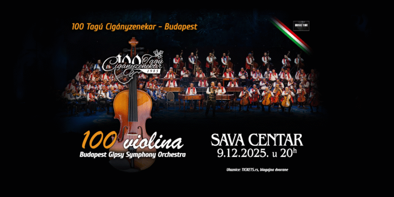 100 violina u Sava Centru | Budimpeštanski romski orkestar 9.12.2025