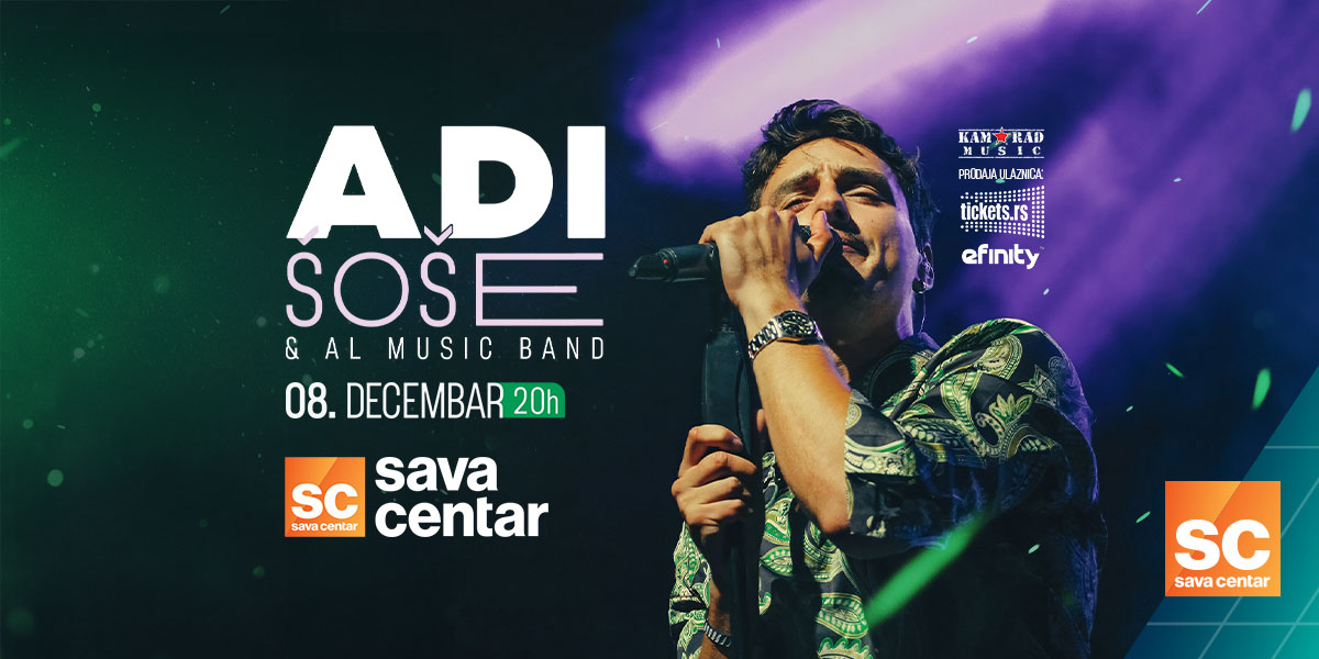 Adi Soše in the Sava Center | December 8, 2025 | Concert in the Blue Hall