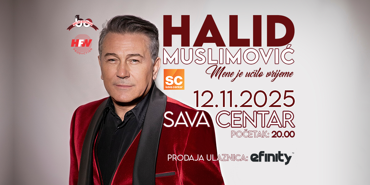 Halid Muslimović in the Sava Center | Gala Concert | November 12, 2025