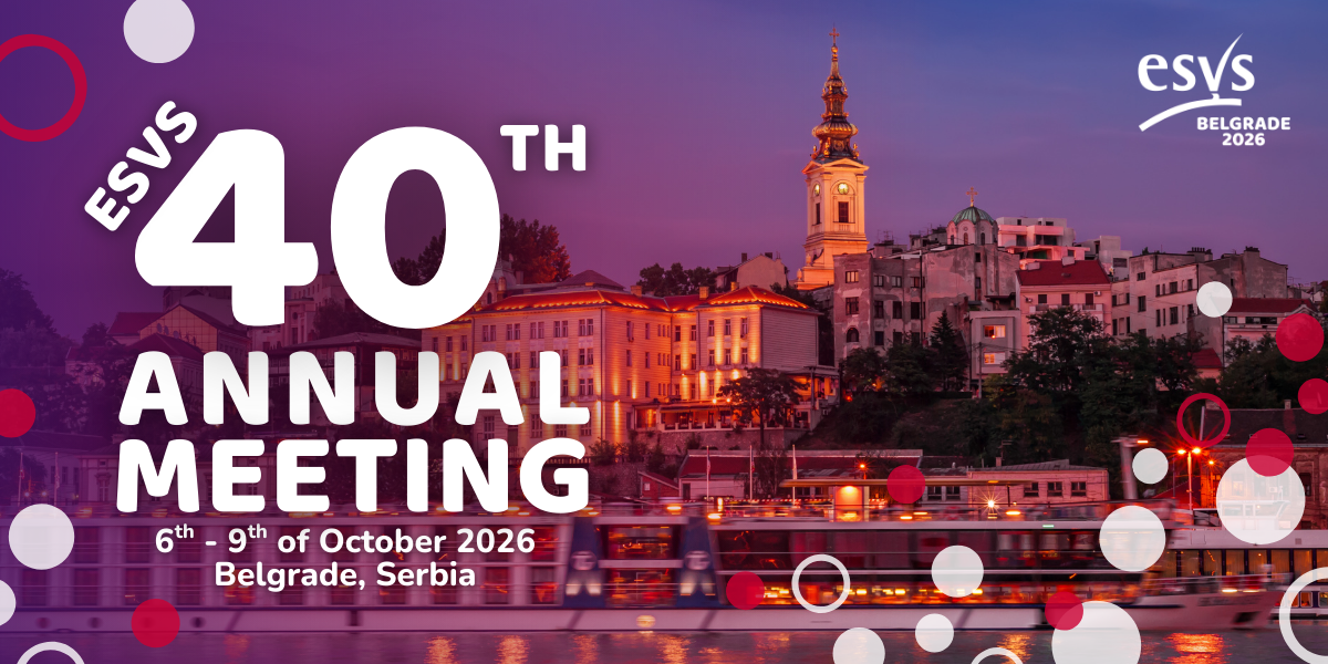 ESVS Congress In Sava Center | Belgrade 06–09 October 2026.